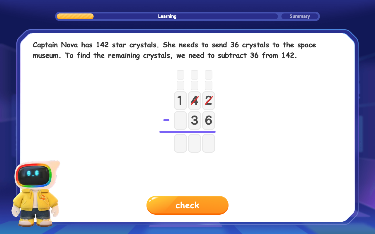 Free Lesson - multi-digit subtraction within 1,000 with regrouping ...